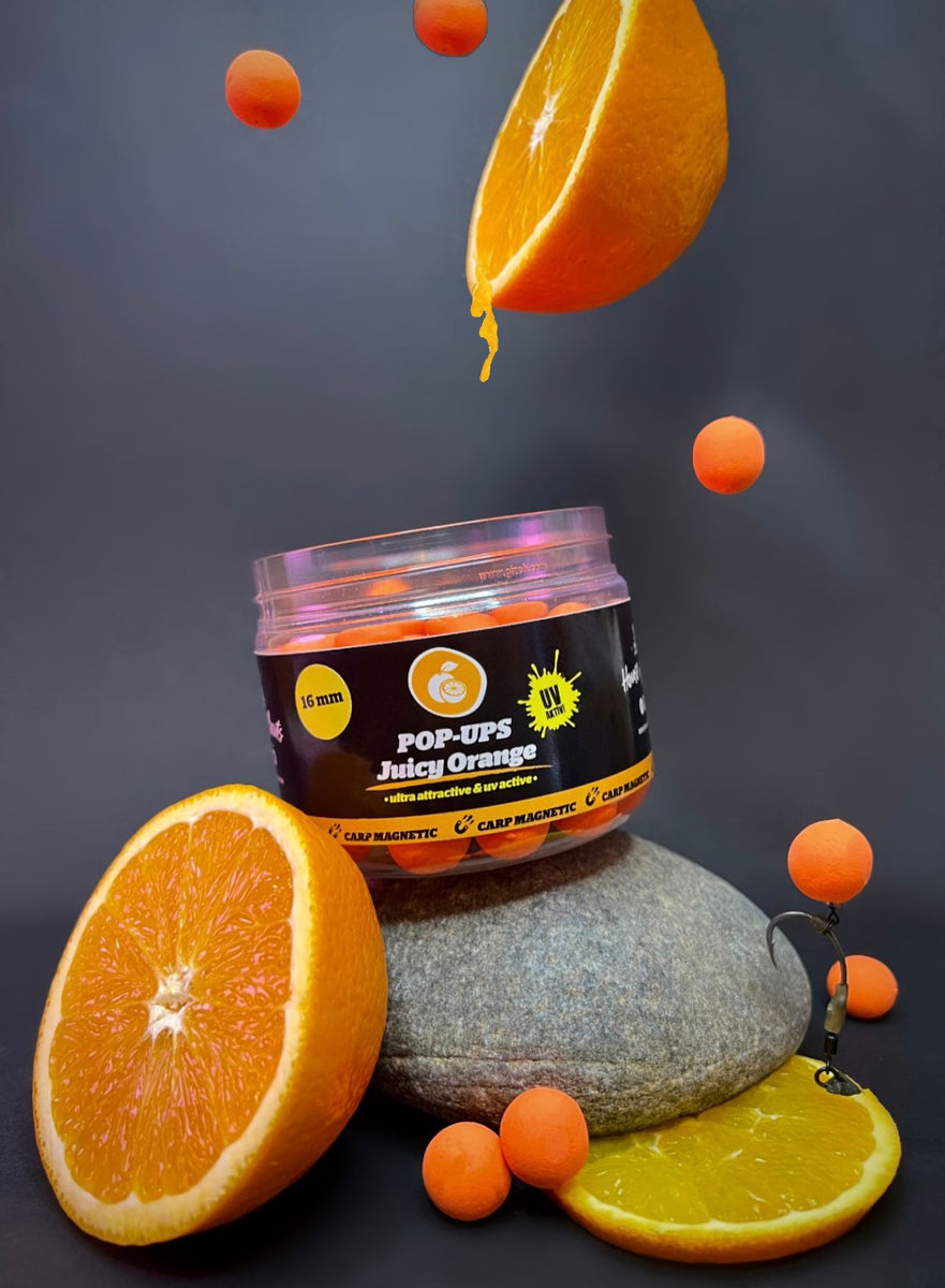 Juicy Orange Pop-Ups 100g – House of Baits